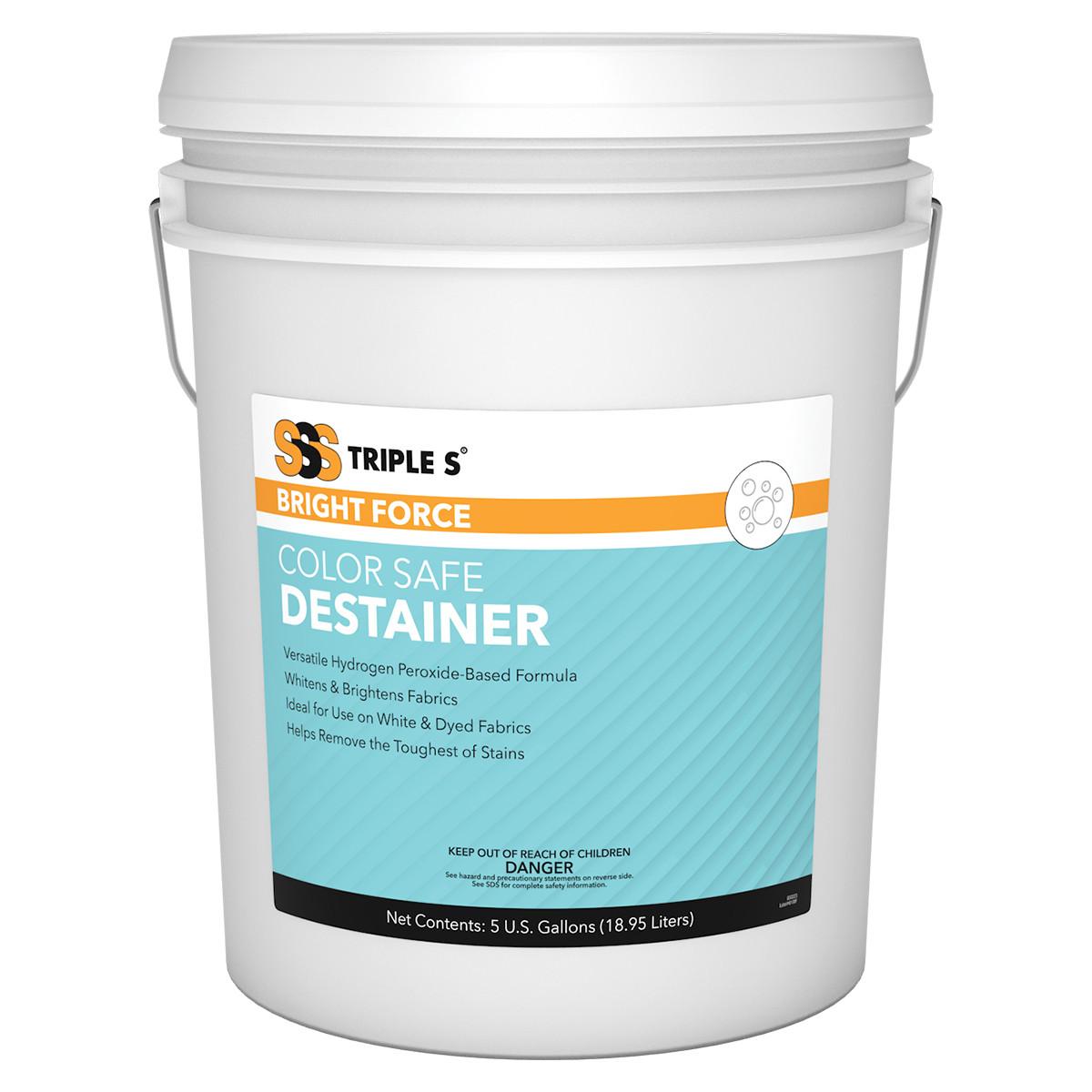 SSS Bright Force Color Safe Destainer, 1/5 Gal. | I. Janvey and Sons